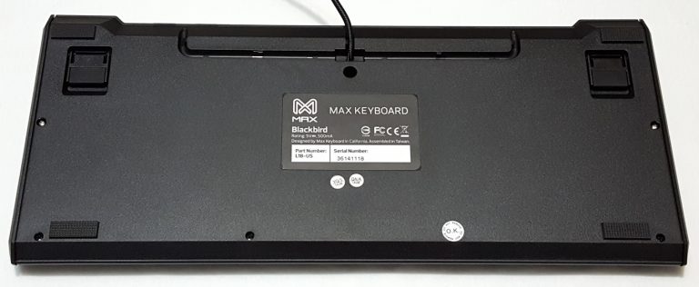 Max Keyboard Blackbird Review: TKL Mechanical Keyboard, Ambient Lighting