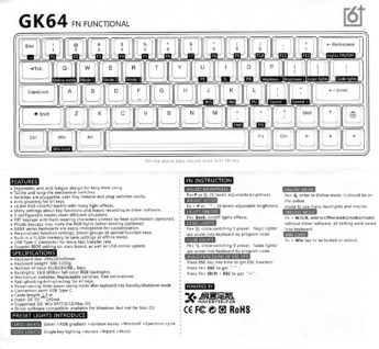 GK64 Review: 60% Aluminum Mechanical Keyboard with Hot Swap Sockets